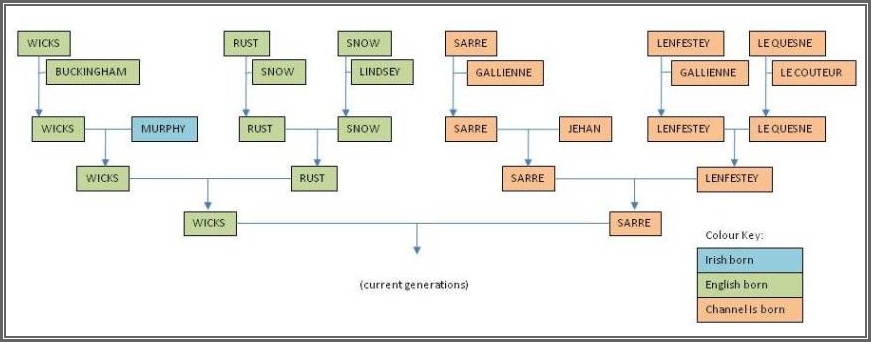 Fergus(s)on of Moulin - Family Lines - Indirect